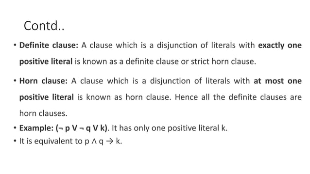 Horn clause and applications with detail | PDF | Programming Languages ...