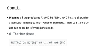 Horn clause and applications with detail | PDF