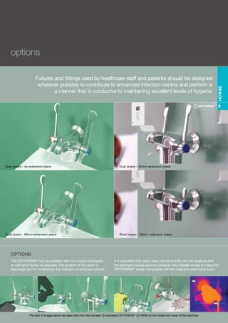 Horne OPTITHERM Thermostatic Mixing Tap - Specification Manual | PDF