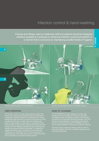 Horne OPTITHERM Thermostatic Mixing Tap - Specification Manual | PDF
