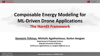 Composable Energy Modeling for ML-Driven Drone Applications | PPT