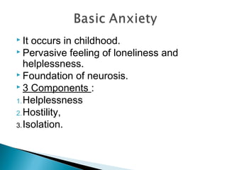 Contributions of Karen Horney | PPT