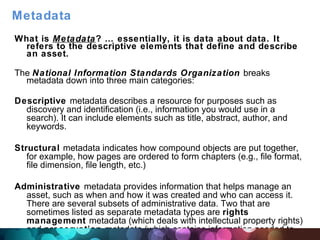 Making Meaning with Metadata | PPT
