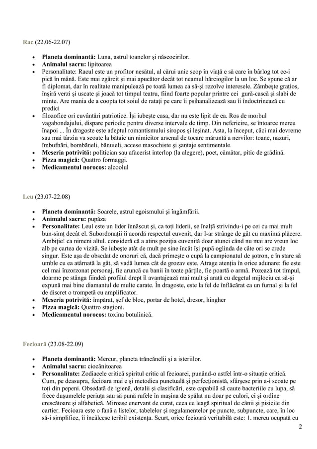 Horoscop rautacios | PDF