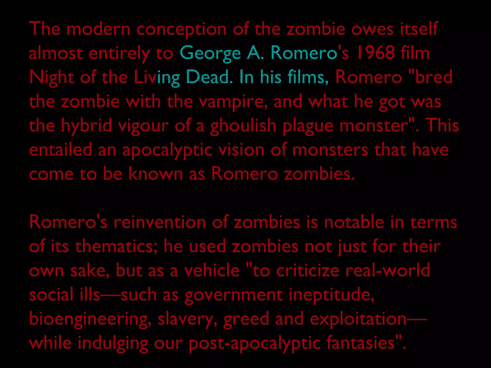 Horror | PPT | Horror | Genres