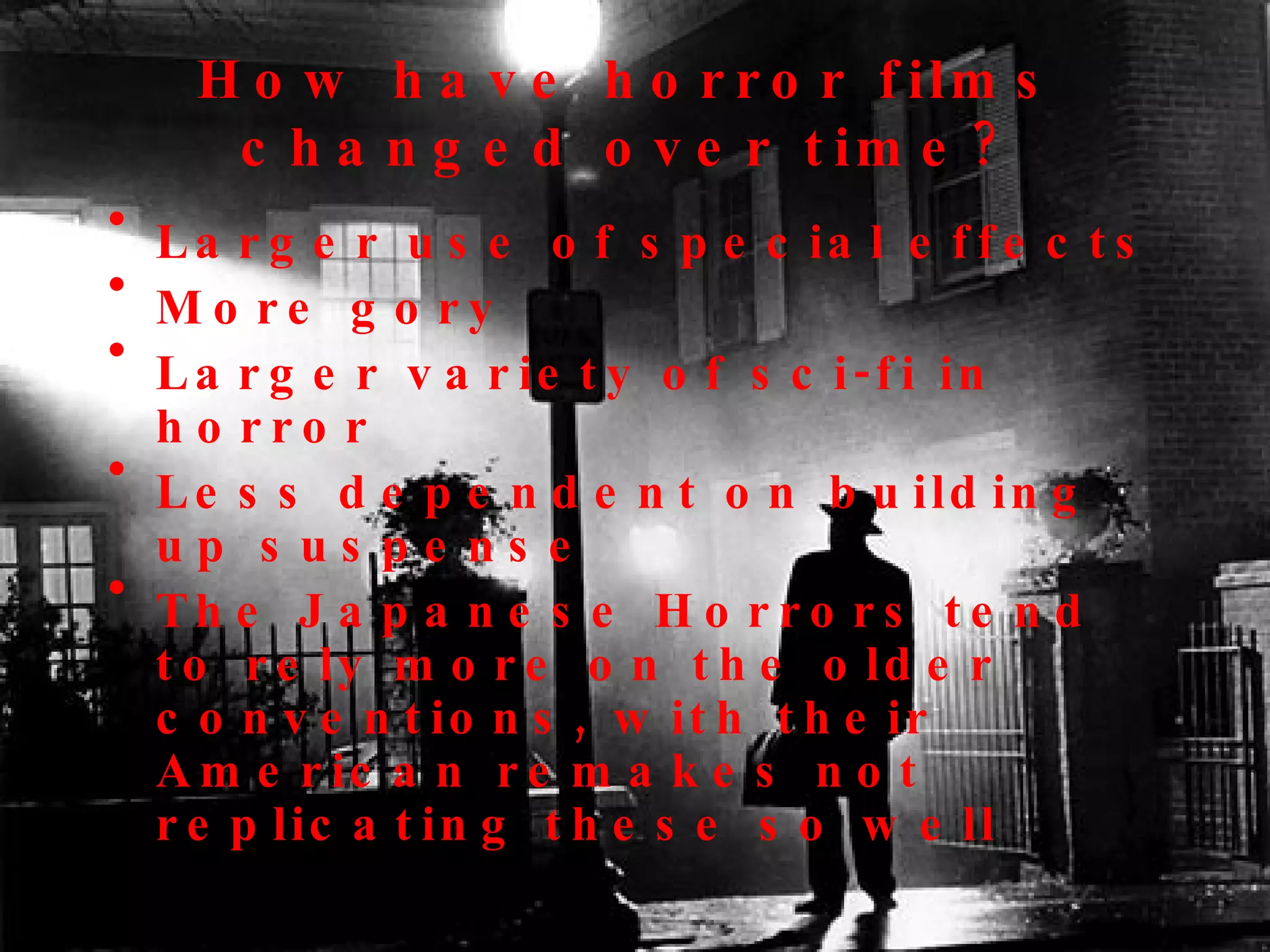 Horror Presentation | PPT
