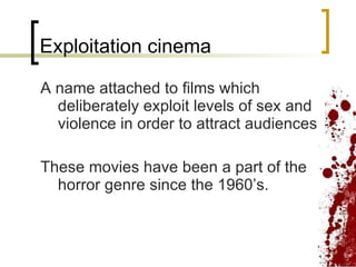 An introduction to horror cinema | PPT