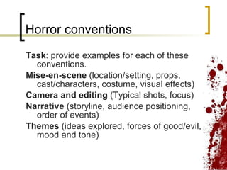An introduction to horror cinema | PPT