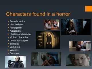 Horror and thriller | PPTX