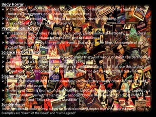 Horror chris george media powerpoint | PPTX