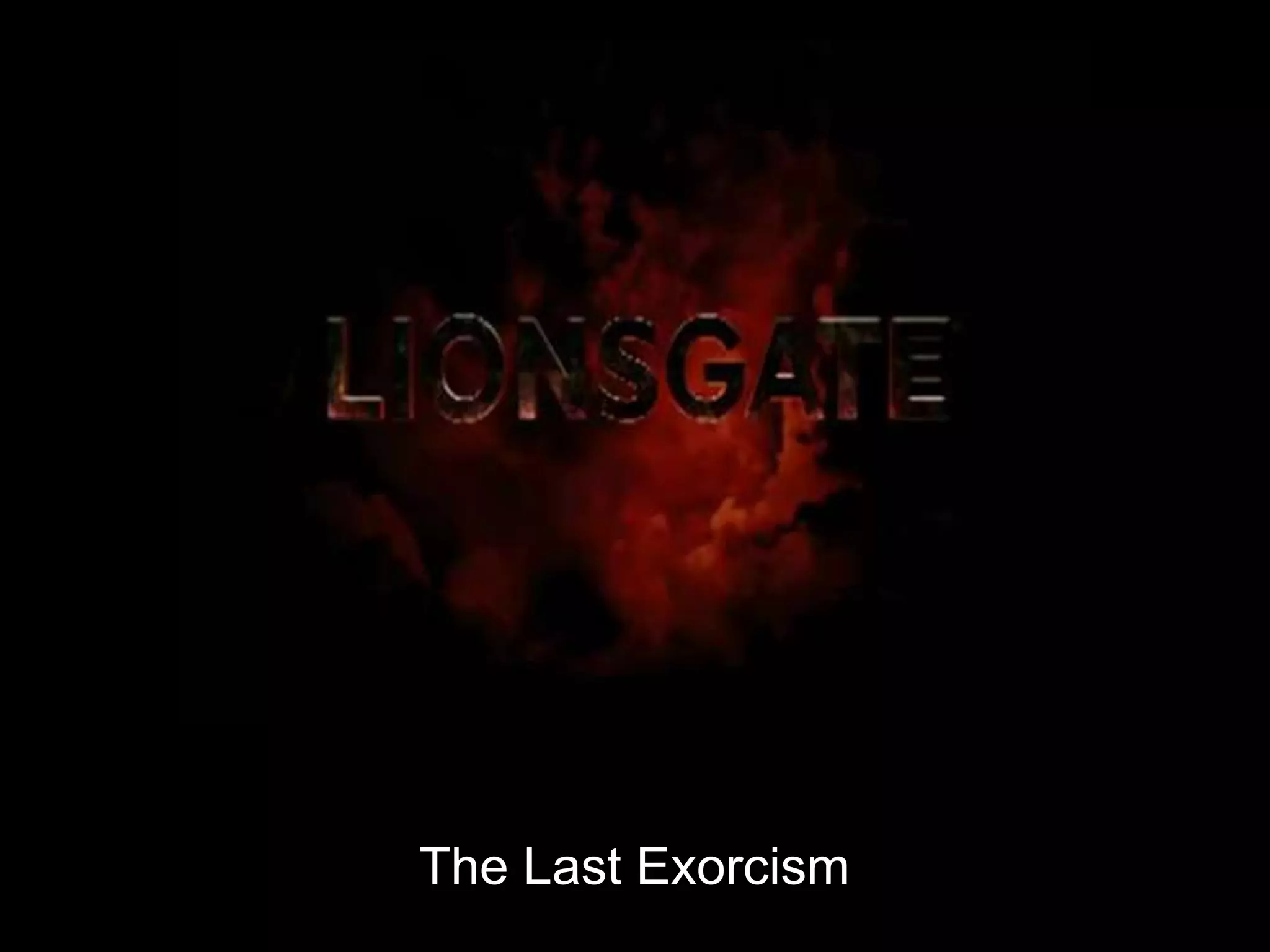 Horror codes and conventions power point | PPTX