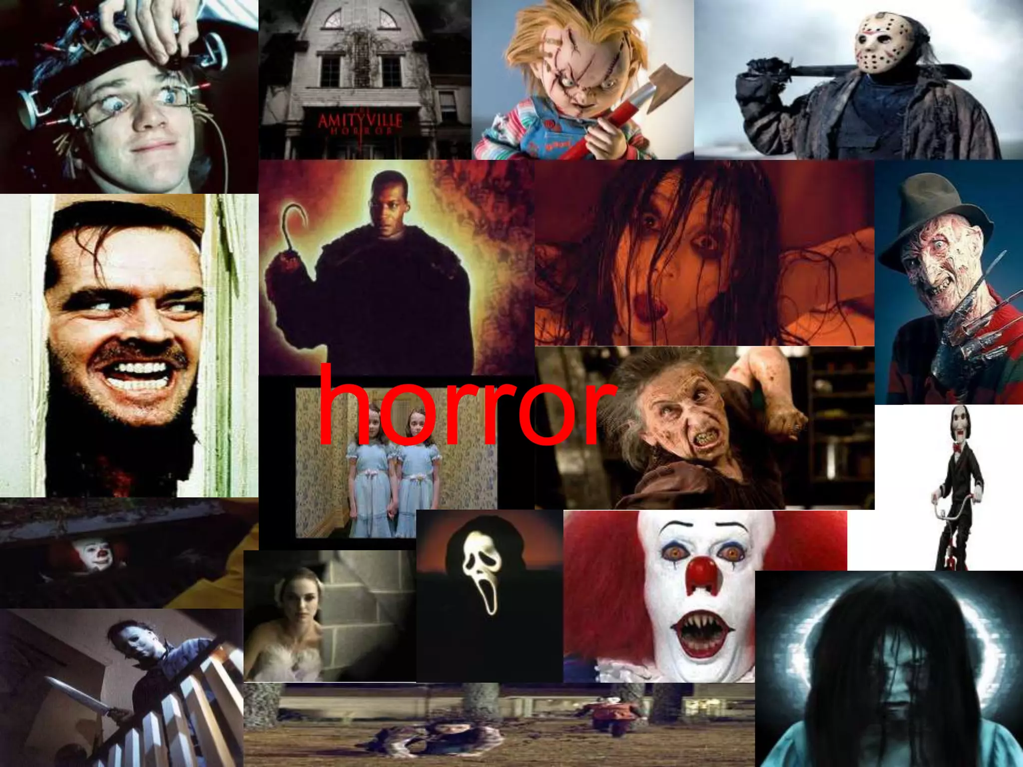 Horror collage | PPTX
