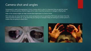 Horror conventions | PPTX