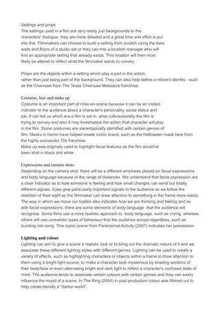 Horror Elements | ODT