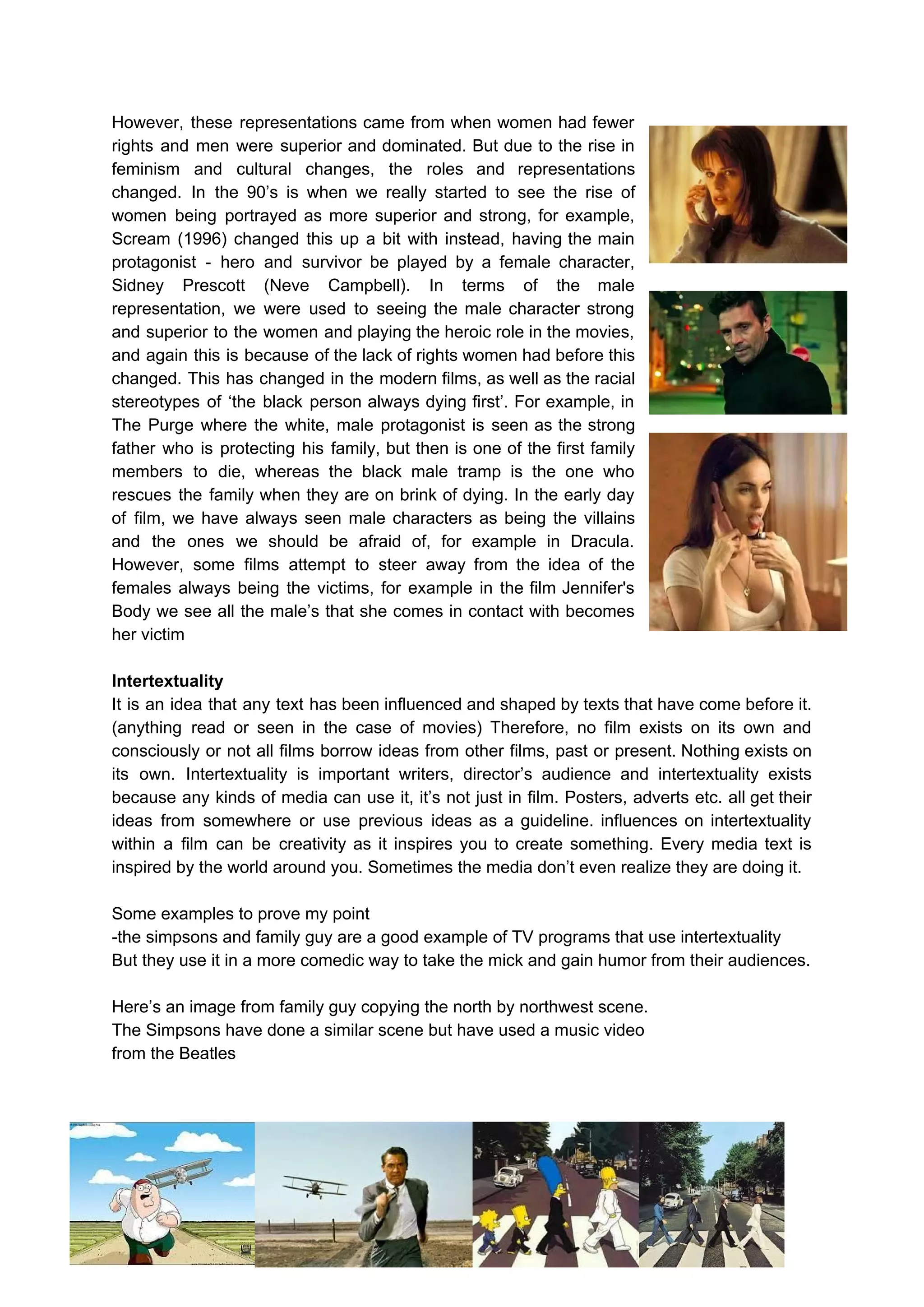 Horror essay | PDF | Movies | Entertainment