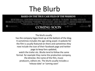 Horror film analysis | PPTX | Movies | Entertainment