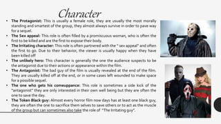 Horror film genre conversation reasearch | PPT