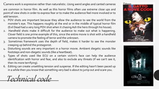 Horror film genre conversation reasearch | PPT