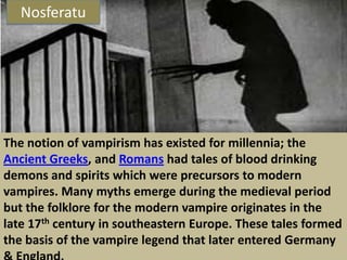 History of Horror | PPT