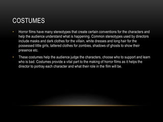 Horror Film Conventions | PPTX