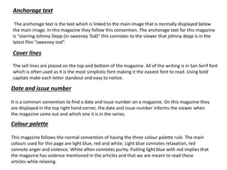 magazine front cover | PPTX