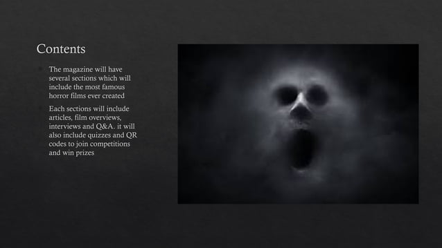 HORROR FILM MAGAZINE PROPOSAL.pptx - Task 3 | PPT