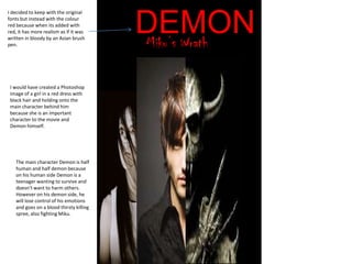 Horror film moodboard | PPTX