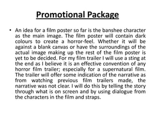 Horror film pitch | PPTX