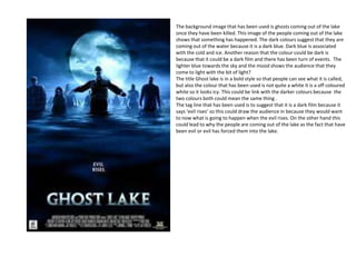 Horror Film Poster Research & Analysis | PPT