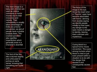 Horror film poster and magazine analyses | PPT