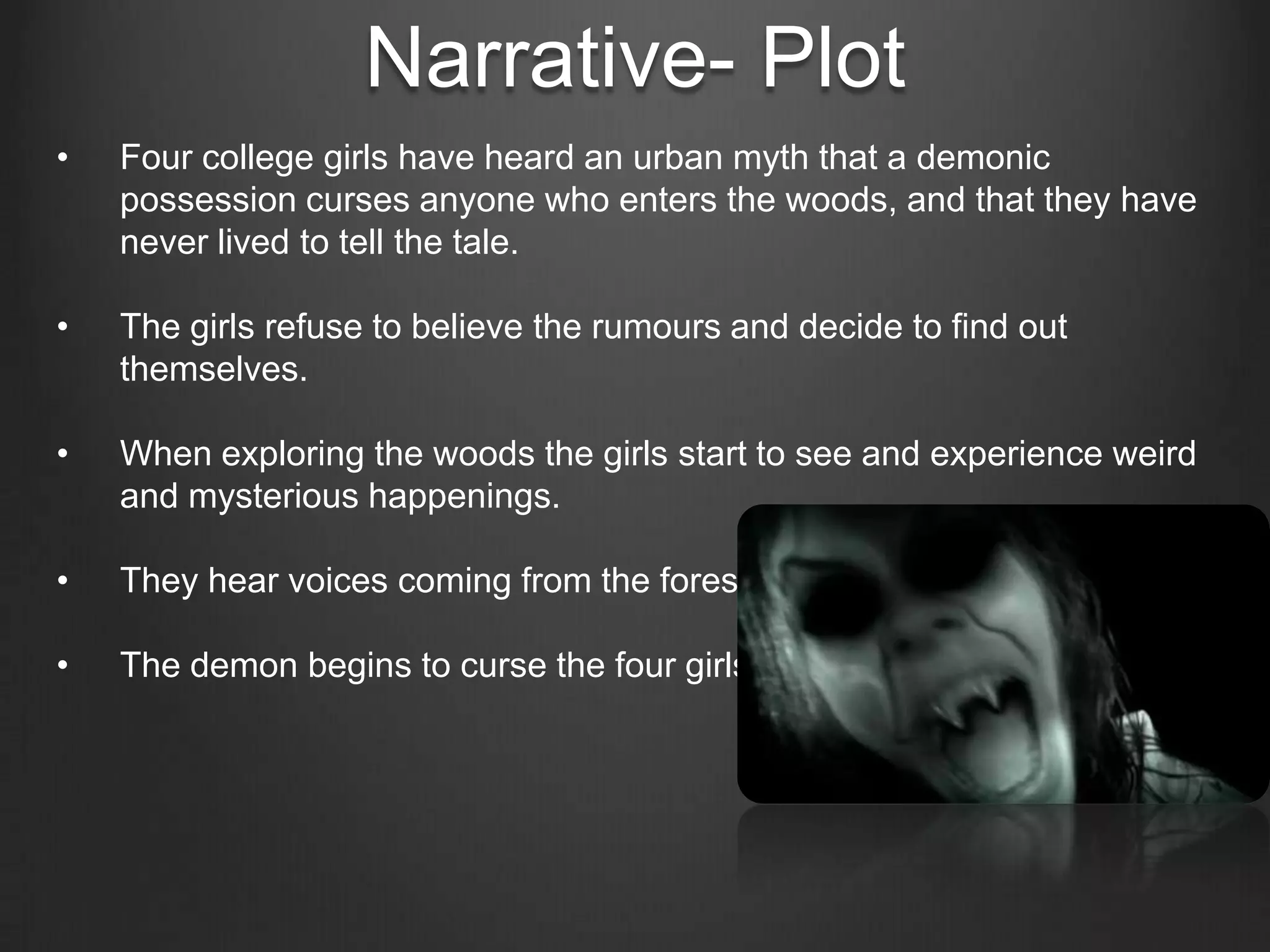 Horror film presentation powerpoint | PPTX