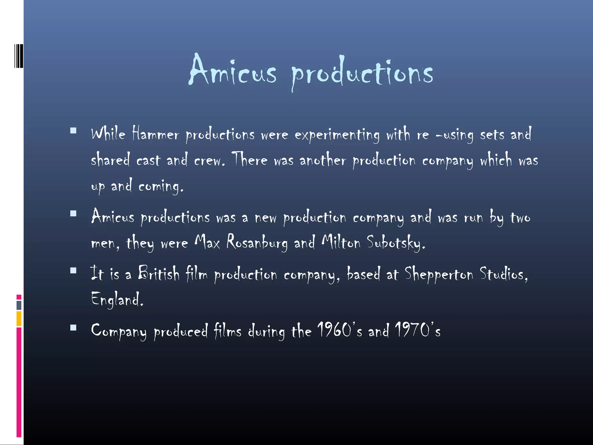 Horror film production companies | PPT | Video Production | Content ...