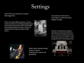 Horror films | PPTX | Video Production | Content Production