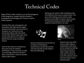 Horror films | PPTX | Video Production | Content Production