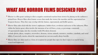 Horror Films | PPTX