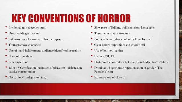 Horror Films | PPTX