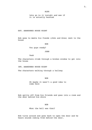 Horror film script (pdf) | PDF