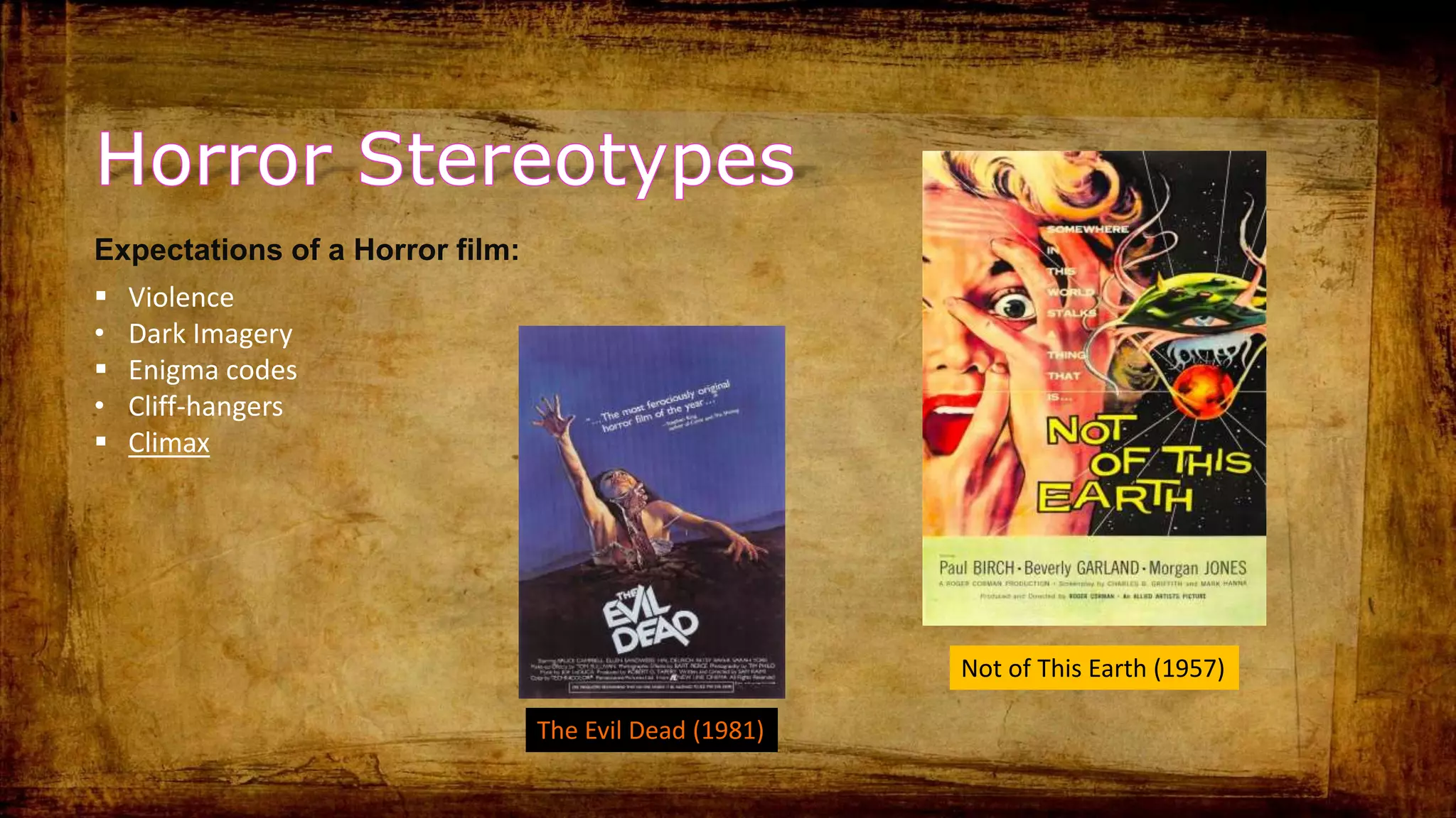 History of horror films | PPTX