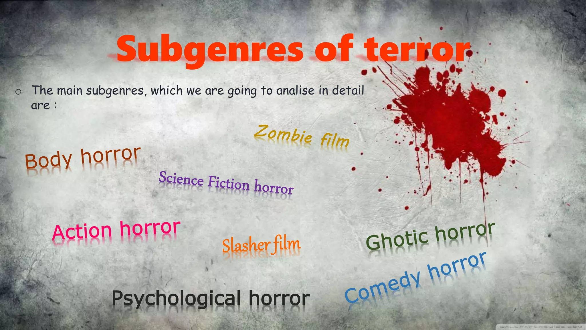 History of horror films | PPTX