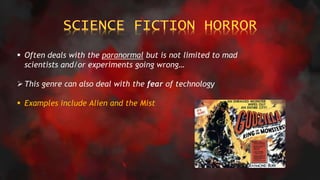 History of horror films | PPT