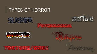 Horror films through the decades | PPT