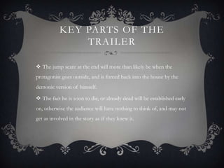 Horror film trailer pitch mk2 | PPTX | Horror | Genres