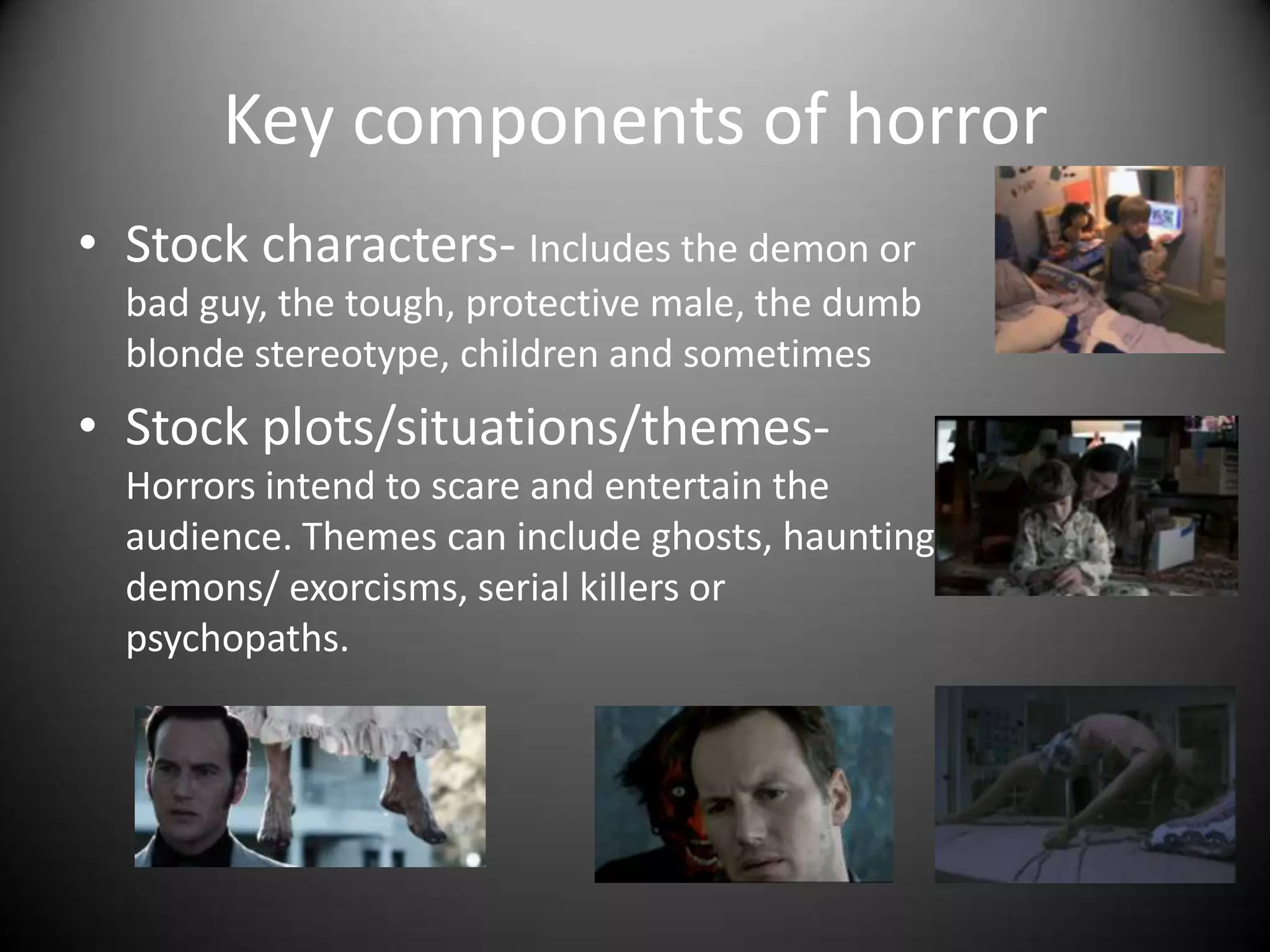 Horror genre | PPTX | Horror | Genres