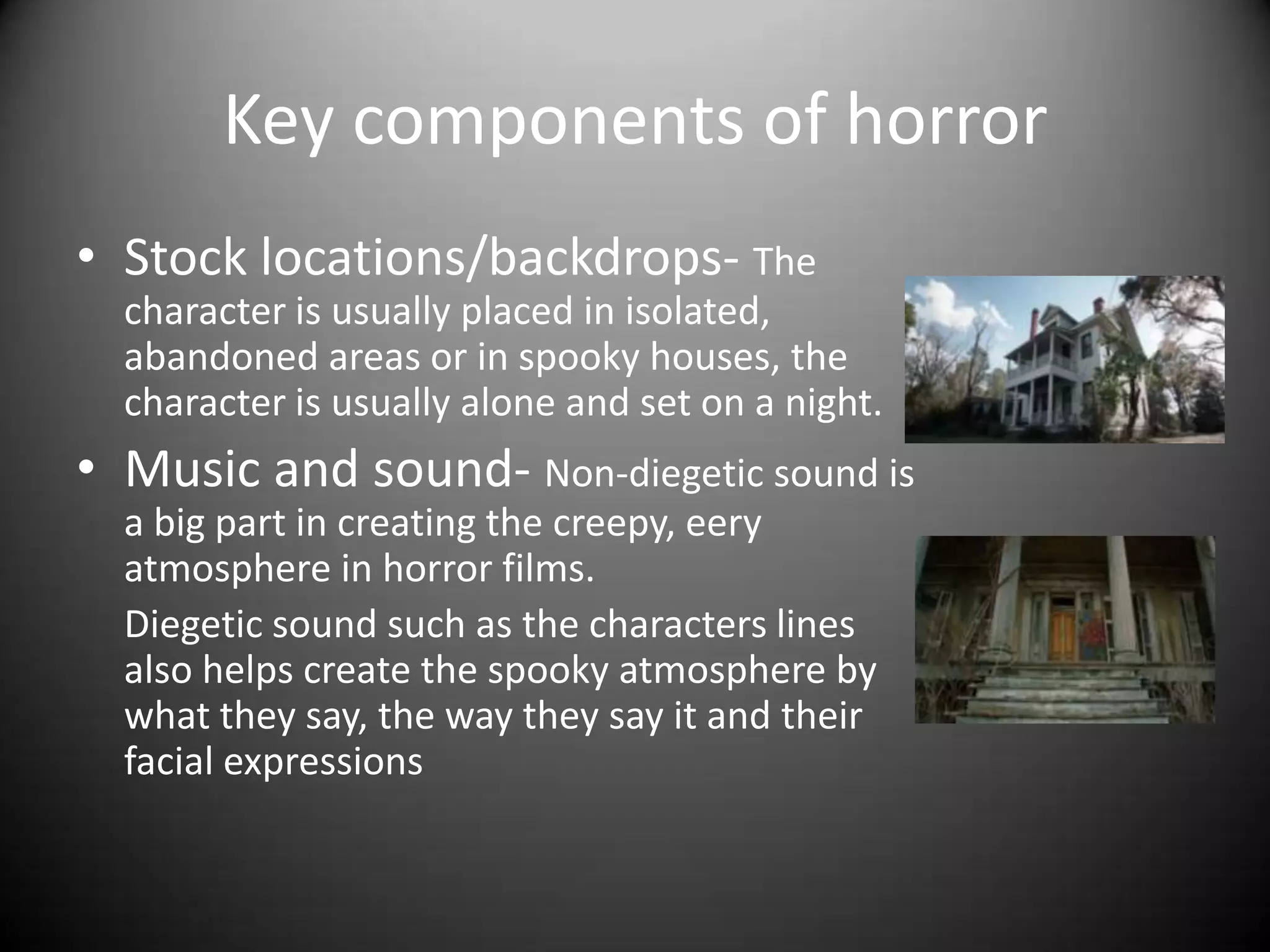Horror genre | PPTX | Horror | Genres