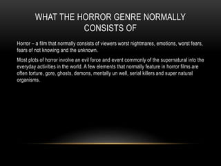 Horror Genre | PPTX