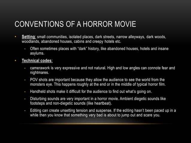 Horror Genre | PPTX
