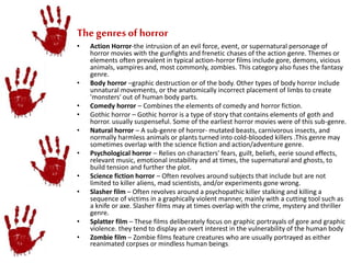 Horror Genre | PPTX | Horror | Genres