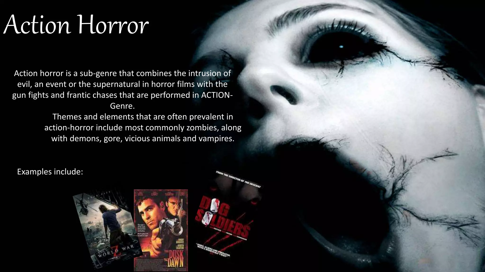 Horror Sub-Genres | PPTX