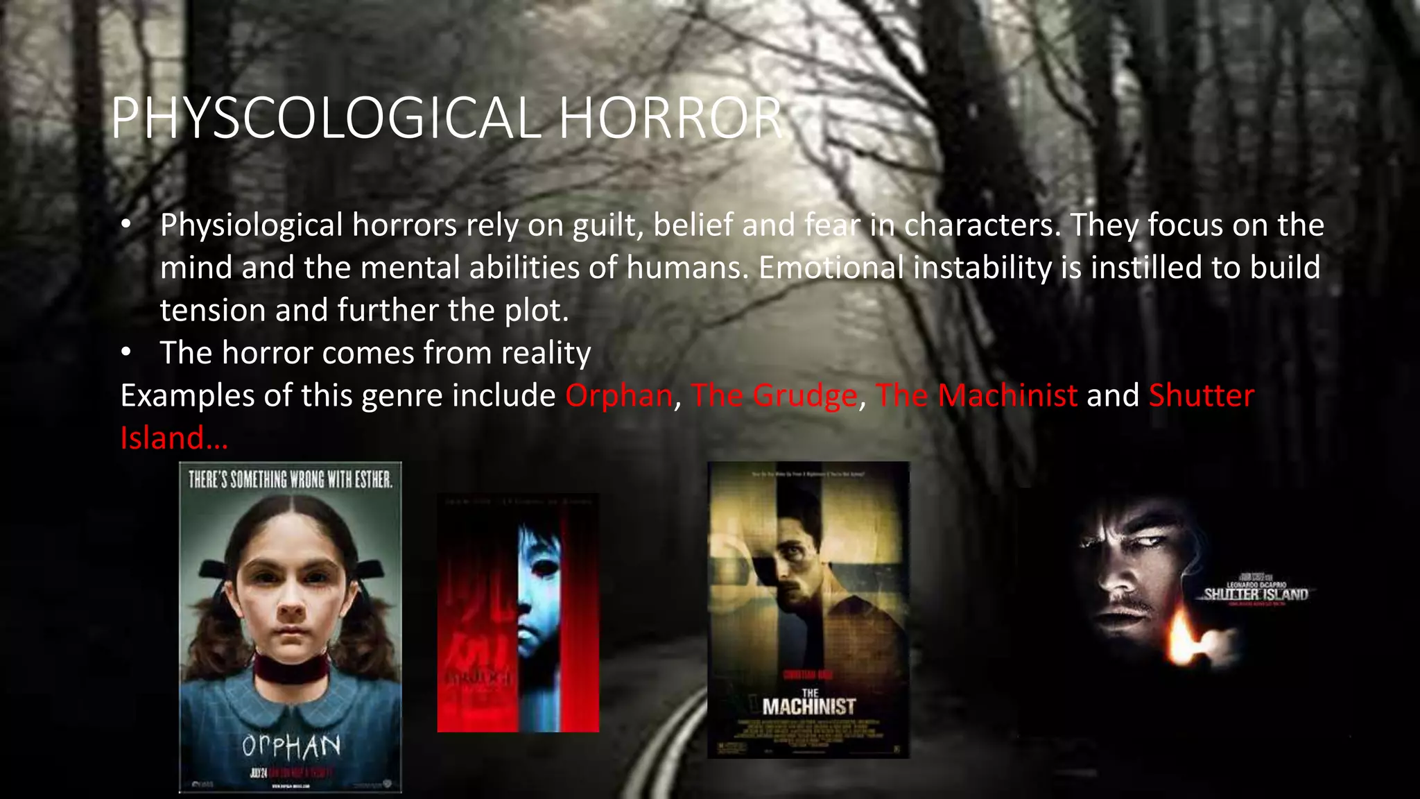 Horror genre | PPT