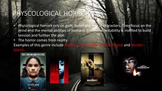 Horror genre | PPTX